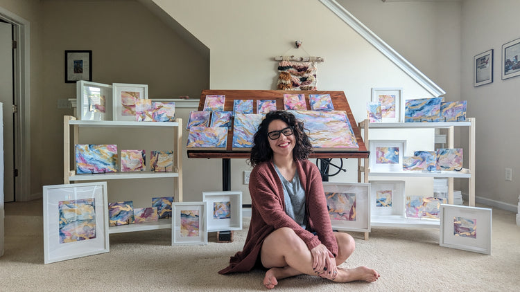 Framed watercolor art inspired by the Bible from Mercy Creates – Mercy ...